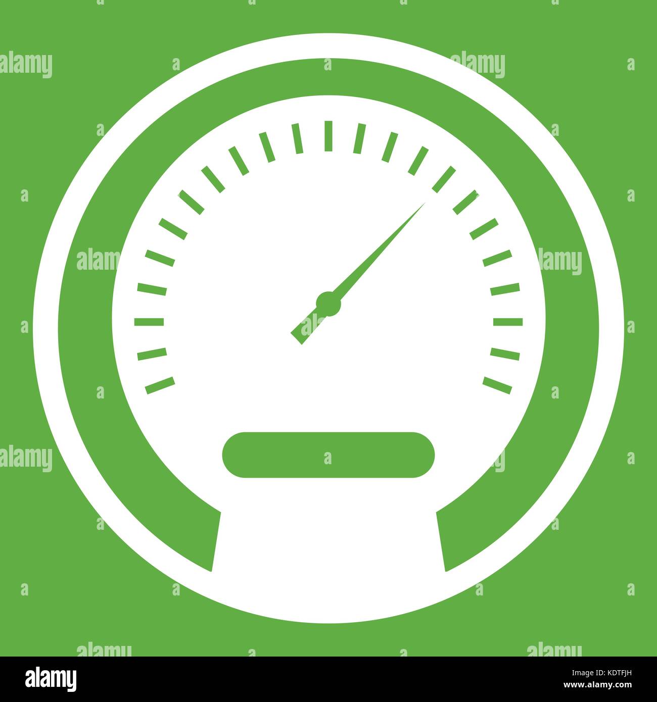 Speedometer icon green Stock Vector Image & Art - Alamy