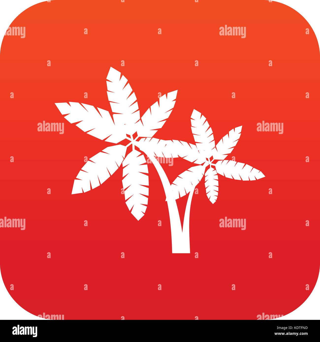 Palma icon digital red Stock Vector Image & Art - Alamy