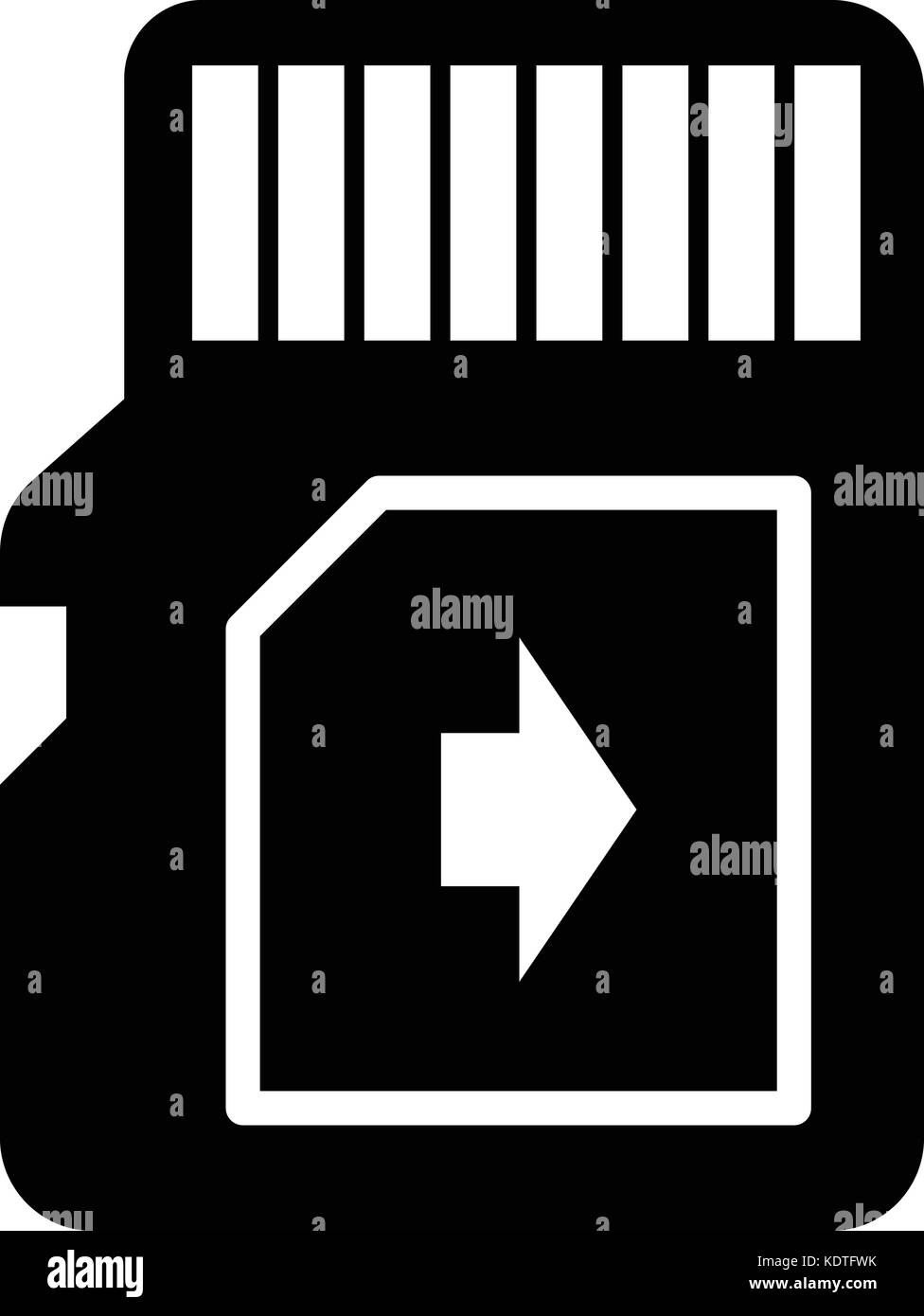 Flash drive icon, simple black style Stock Vector Image & Art - Alamy