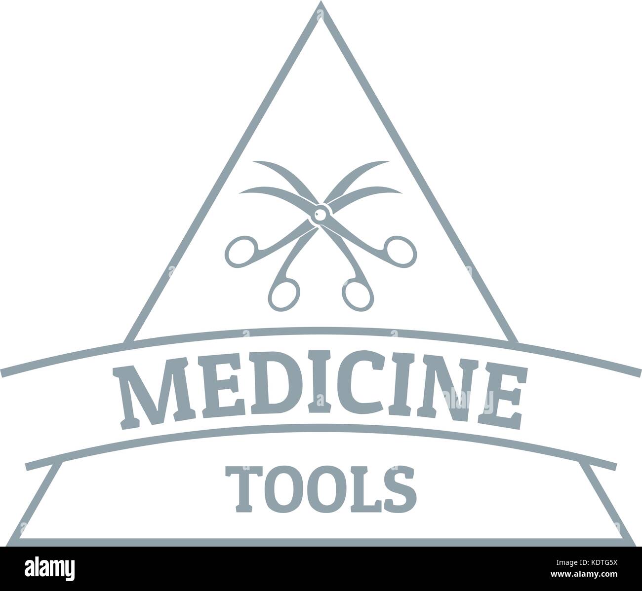 Equipment emblem logo, gray monochrome style Stock Vector Image & Art ...