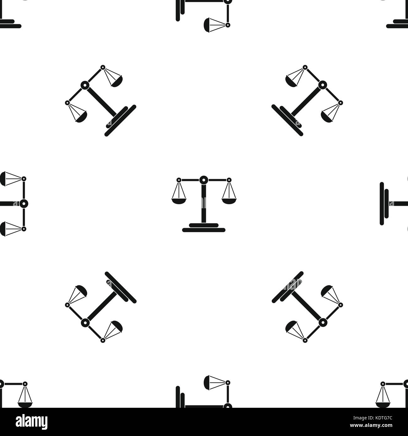 Scales balance pattern seamless black Stock Vector Image & Art - Alamy