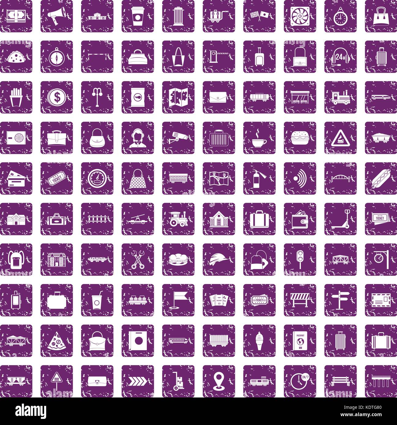 Purple train wagon railway hi-res stock photography and images - Alamy