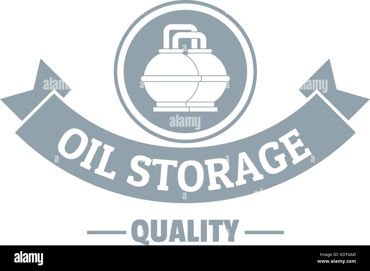 Oil storage logo, simple gray style Stock Vector Image & Art - Alamy