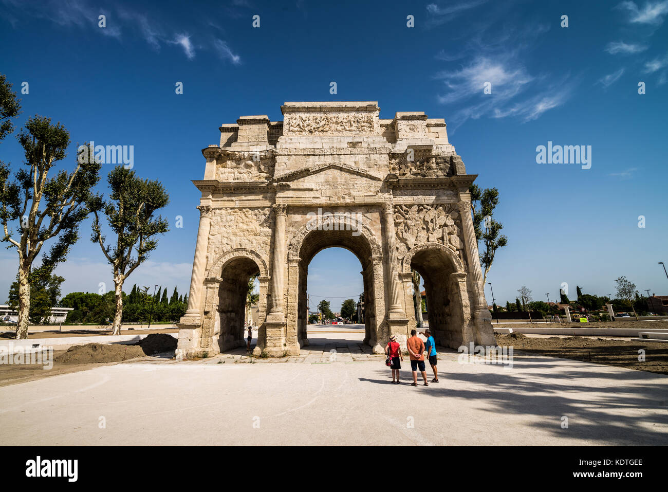 Triumphal Arch of Orange, Orange, Provence, Region Provence-Alpes-Côte ...
