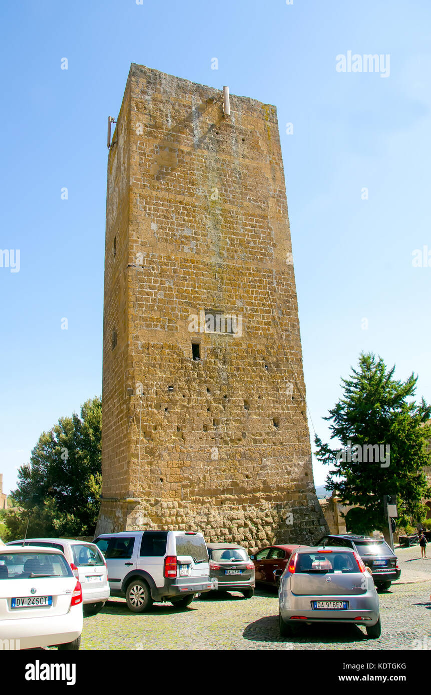Medieval tower over town hi-res stock photography and images - Alamy
