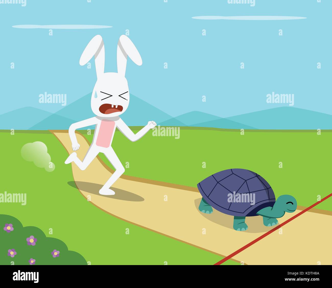 Children finish line Stock Vector Images - Alamy