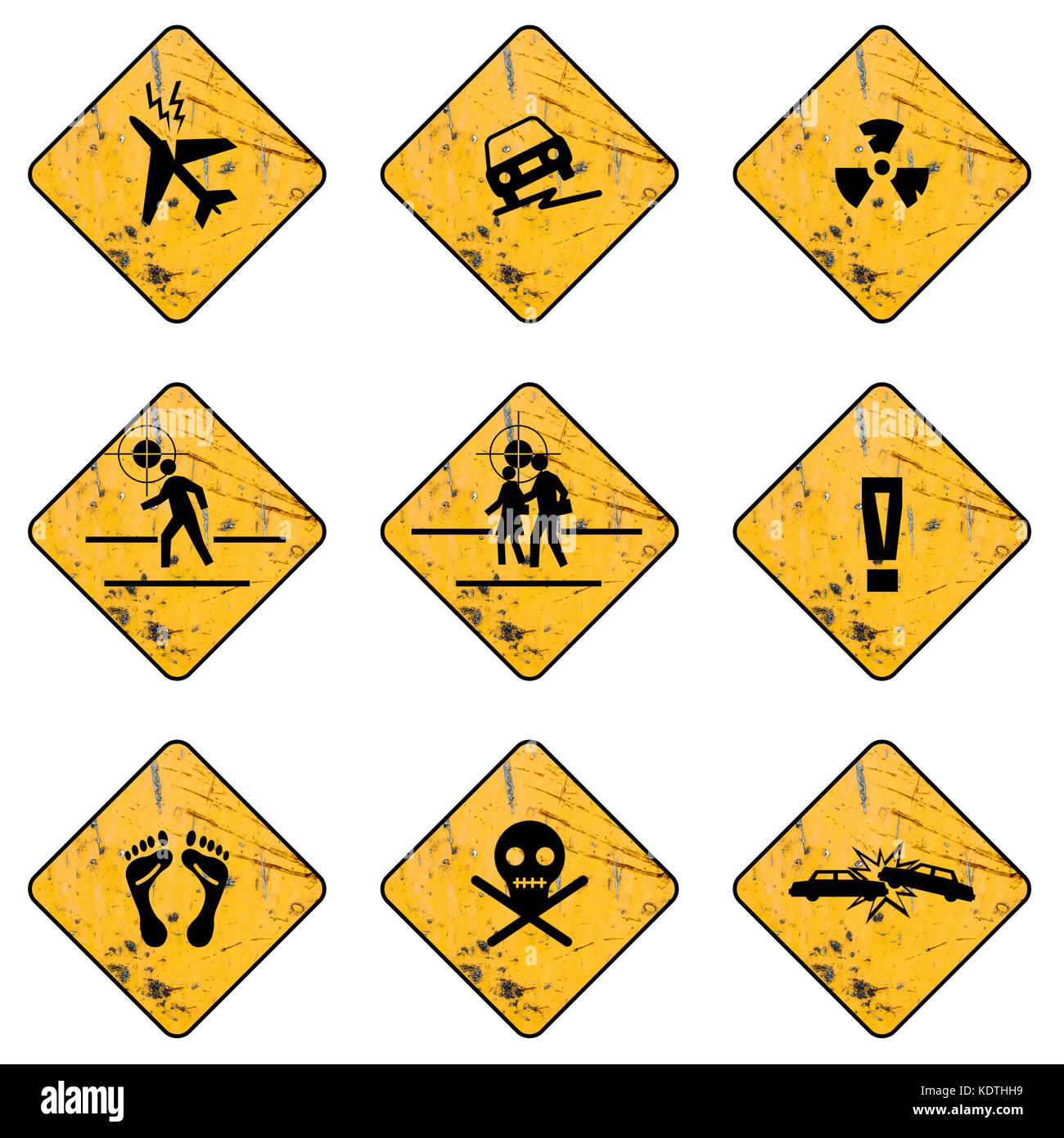 label hazard warning Stock Photo - Alamy