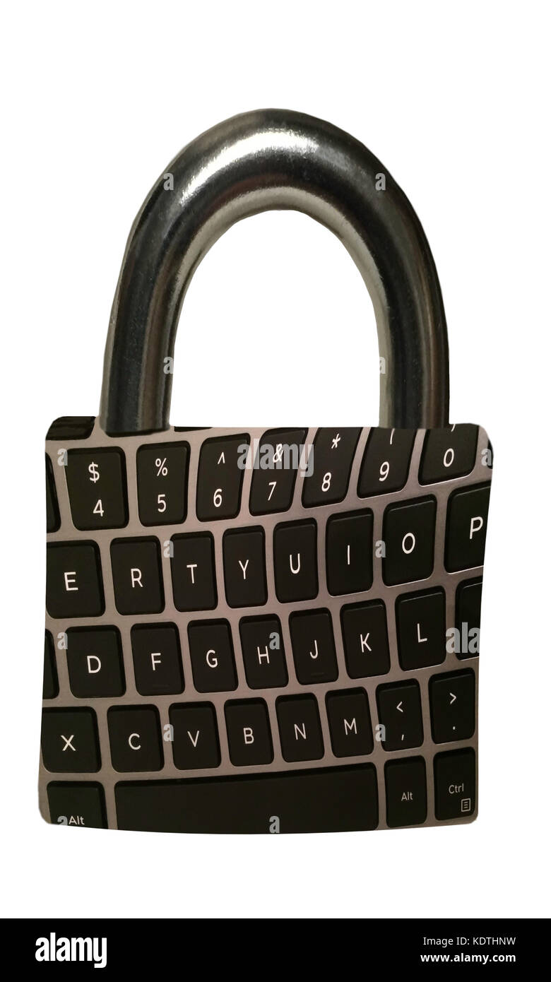 Internet web locked icon Cut Out Stock Images & Pictures - Alamy