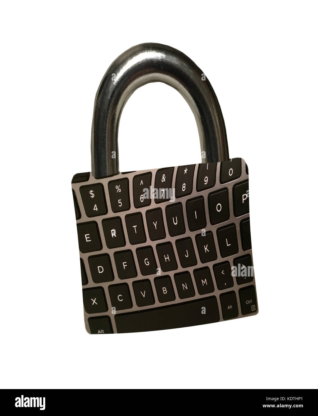 Cyber security keyboard Cut Out Stock Images & Pictures - Alamy