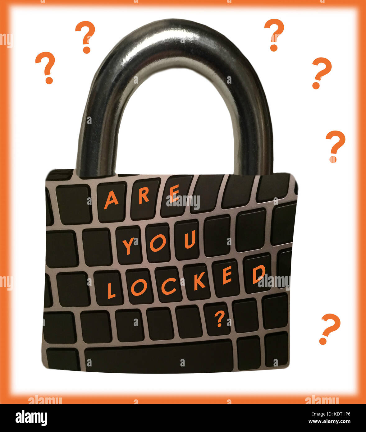 Padlock cyber security attack system hi-res stock photography and ...