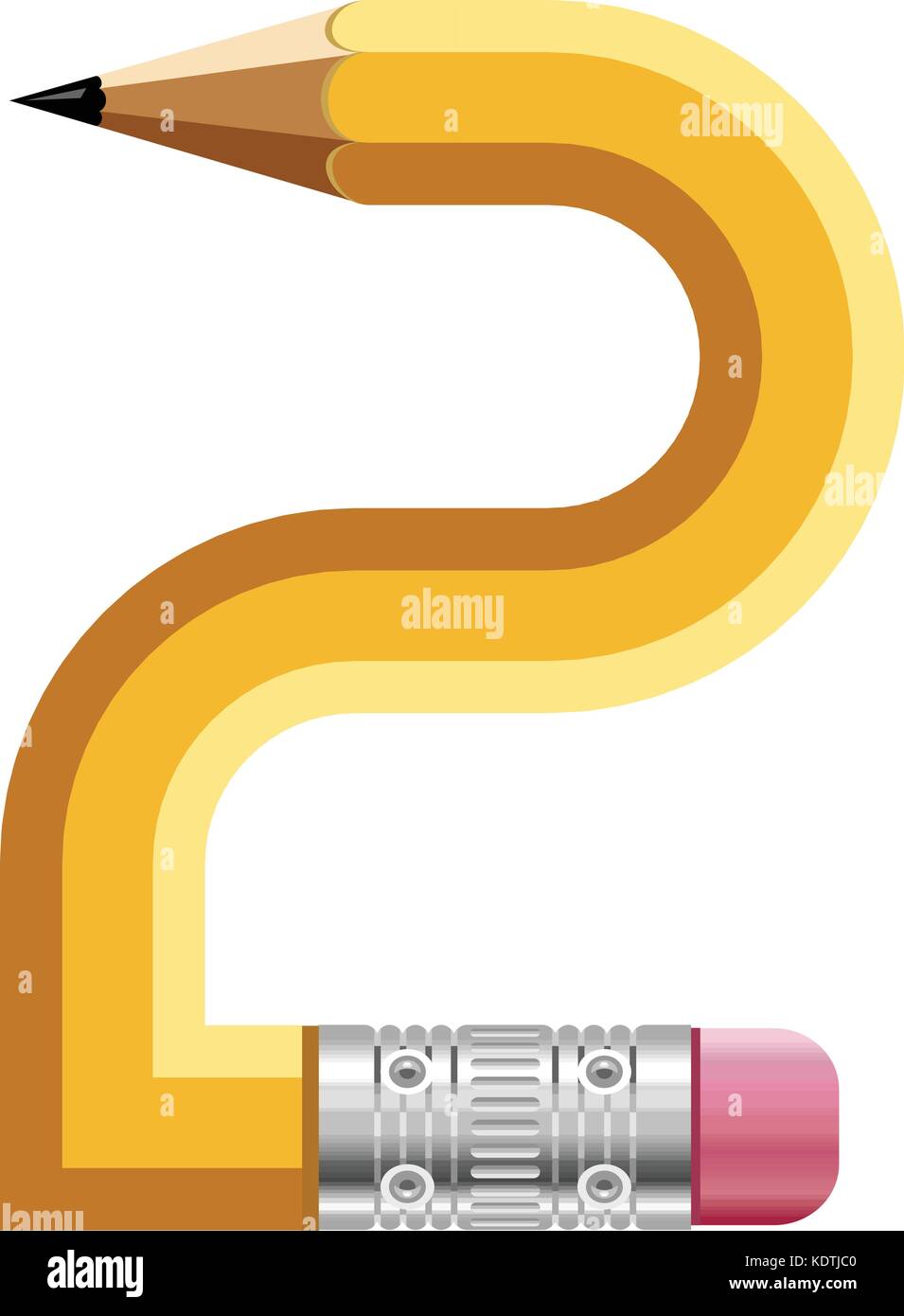 Number two pencil icon, cartoon style Stock Vector Image & Art - Alamy
