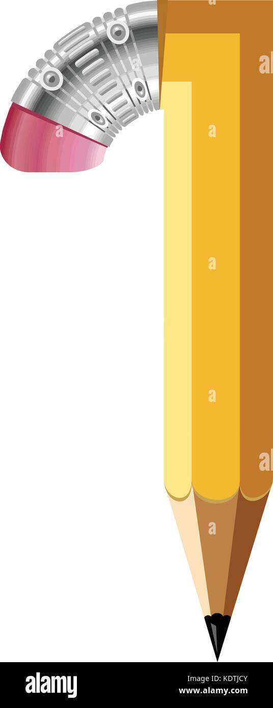 Pencil symbol number one sign hi-res stock photography and images - Alamy