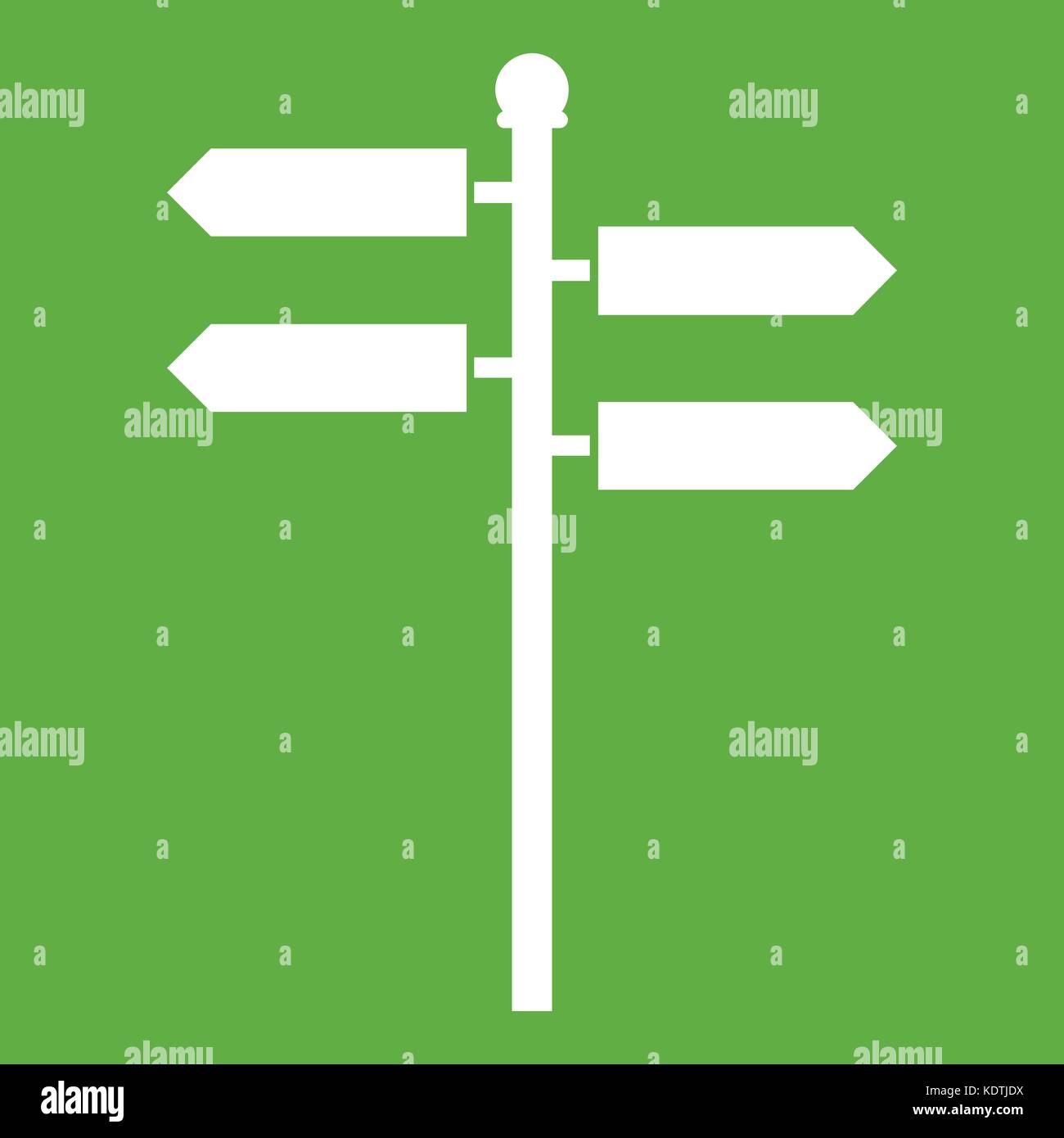 Street sign icon green Stock Vector Image & Art - Alamy