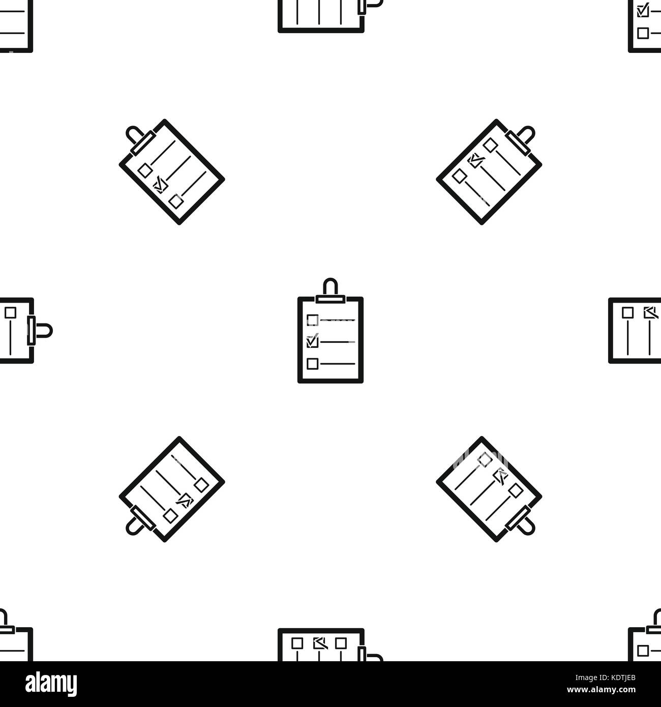 To do list pattern seamless black Stock Vector Image & Art - Alamy