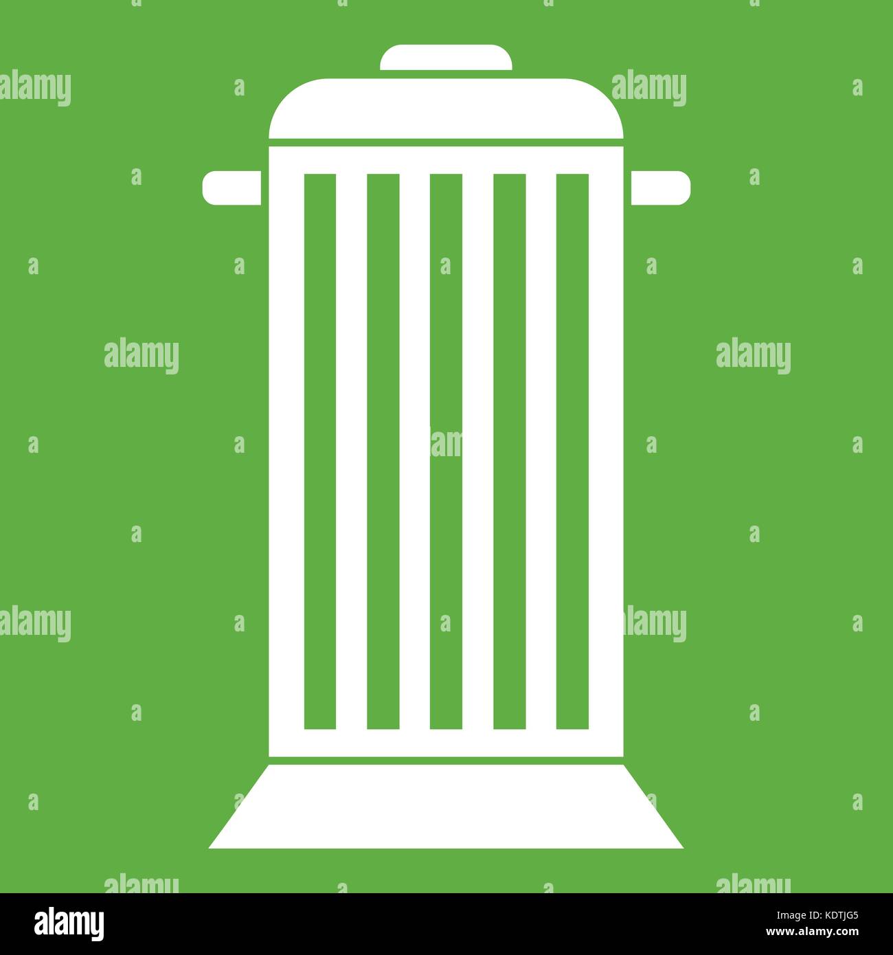 Street trash icon green Stock Vector Image & Art - Alamy