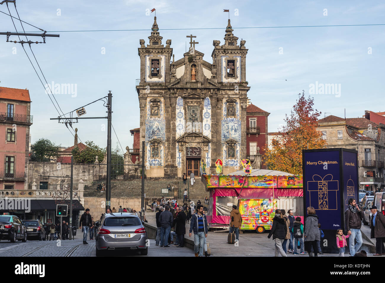 Church of Saint Ildefonso of Toledo in Batalha Square in Santo ...