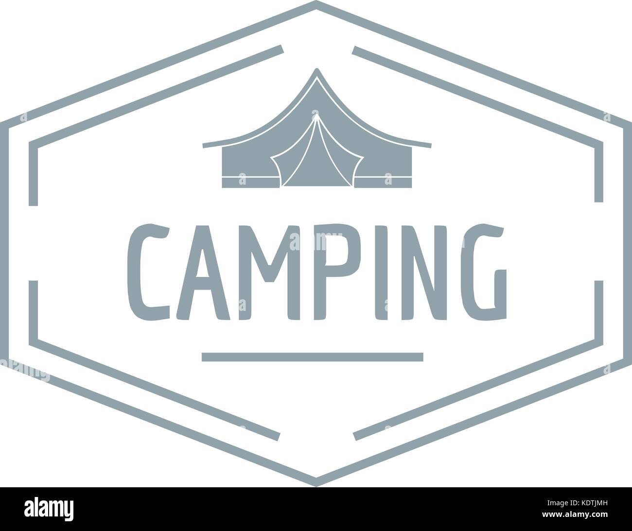 Camping shield logo, vintage style Stock Vector Image & Art - Alamy