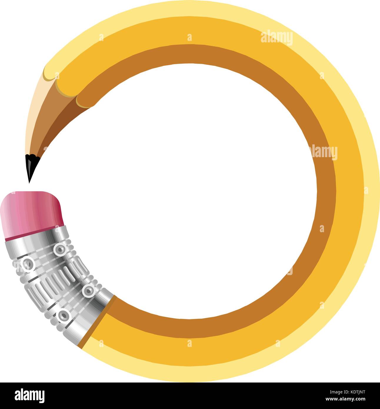 Letter o pencil icon, cartoon style Stock Vector Image & Art - Alamy