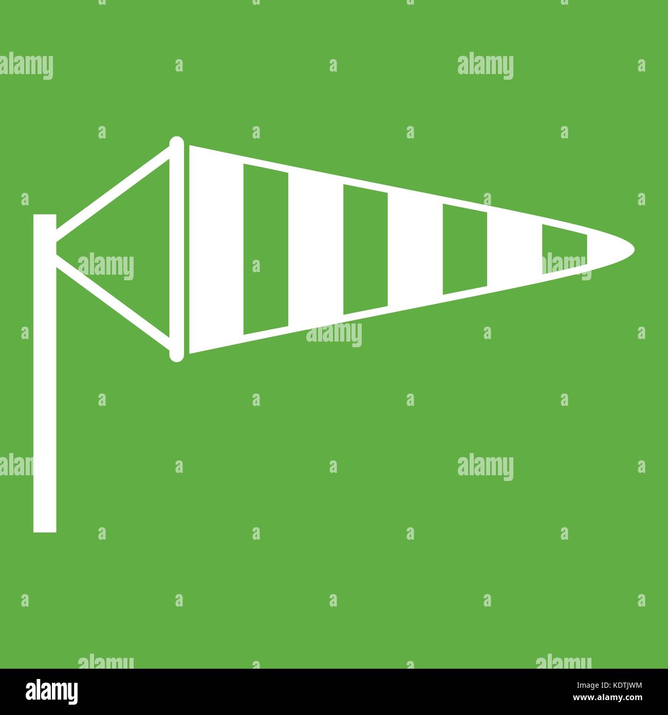 Windsock icon green Stock Vector Image & Art - Alamy