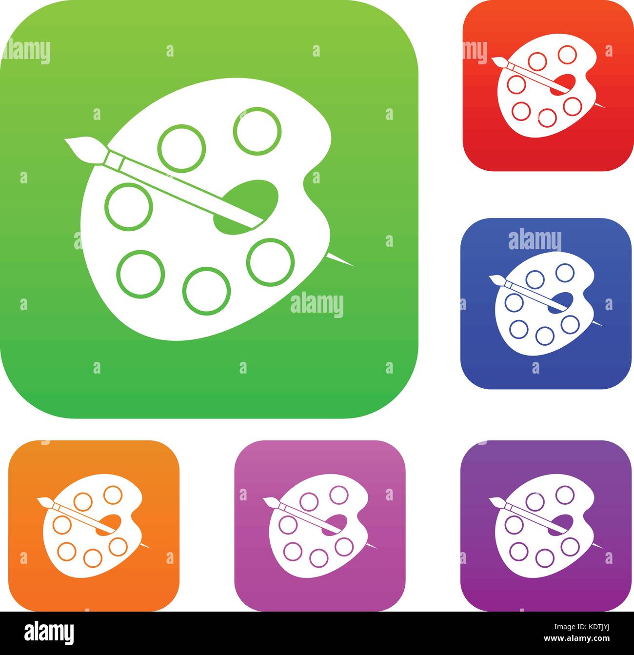 Palette set color collection Stock Vector Image & Art - Alamy