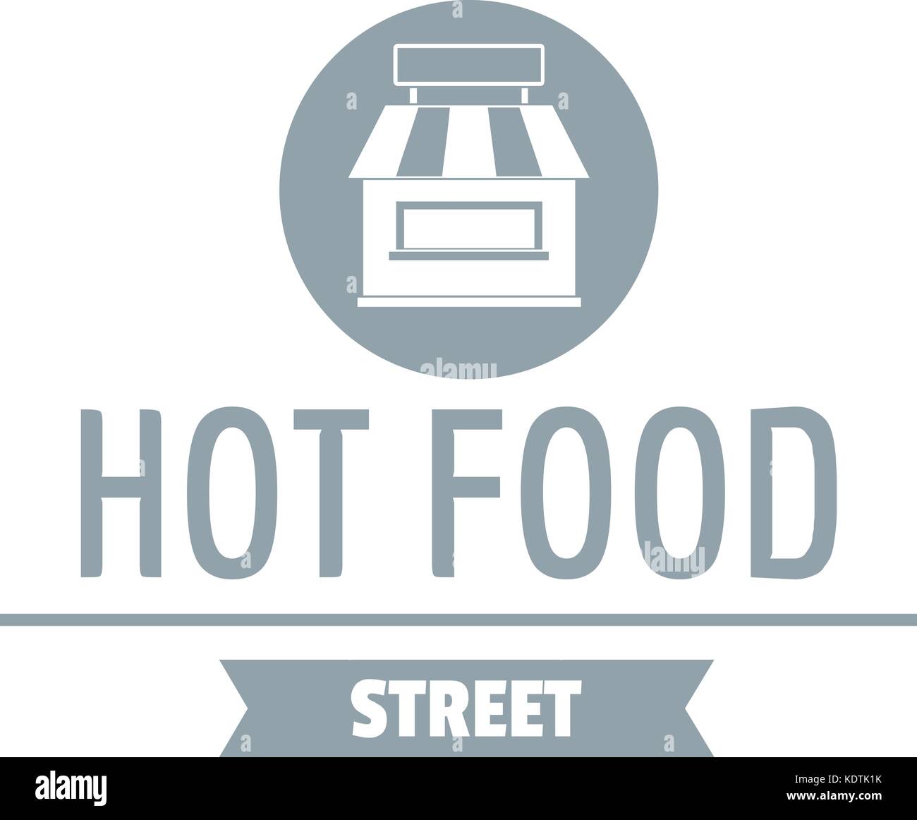 Urban stand logo, simple gray style Stock Vector Image & Art - Alamy