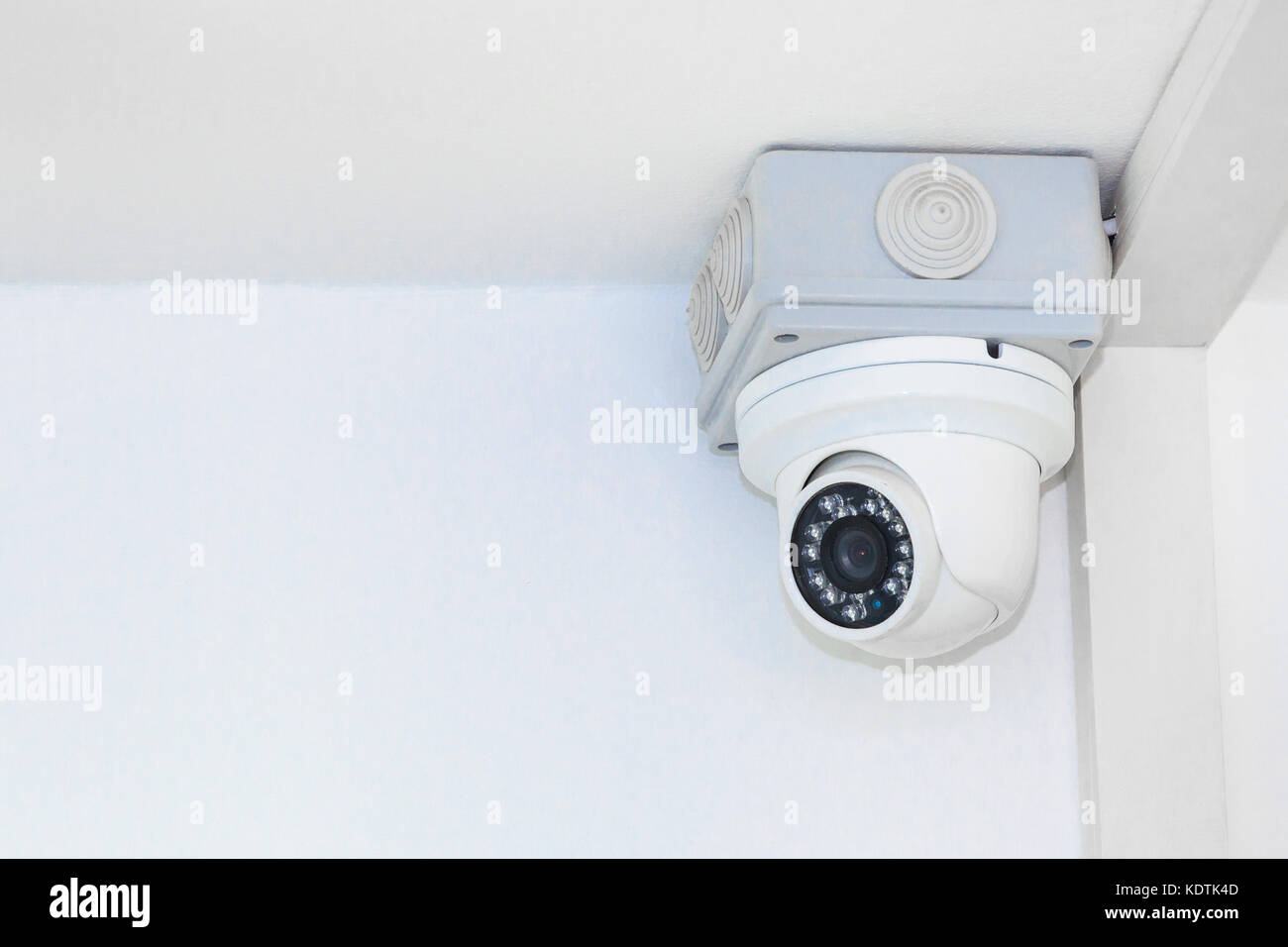 Surveillance system on the ceiling in the interior Stock Photo - Alamy