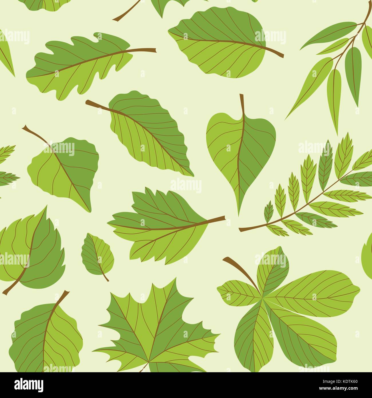 Leaves pattern - seamless modern material design background Stock ...