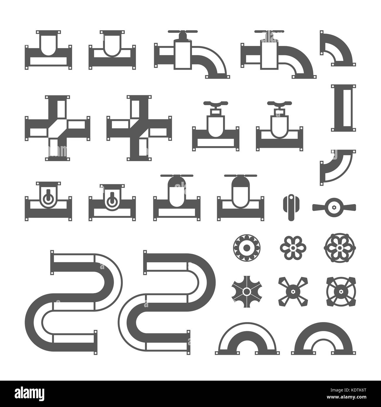 Check valves Stock Vector Images - Alamy