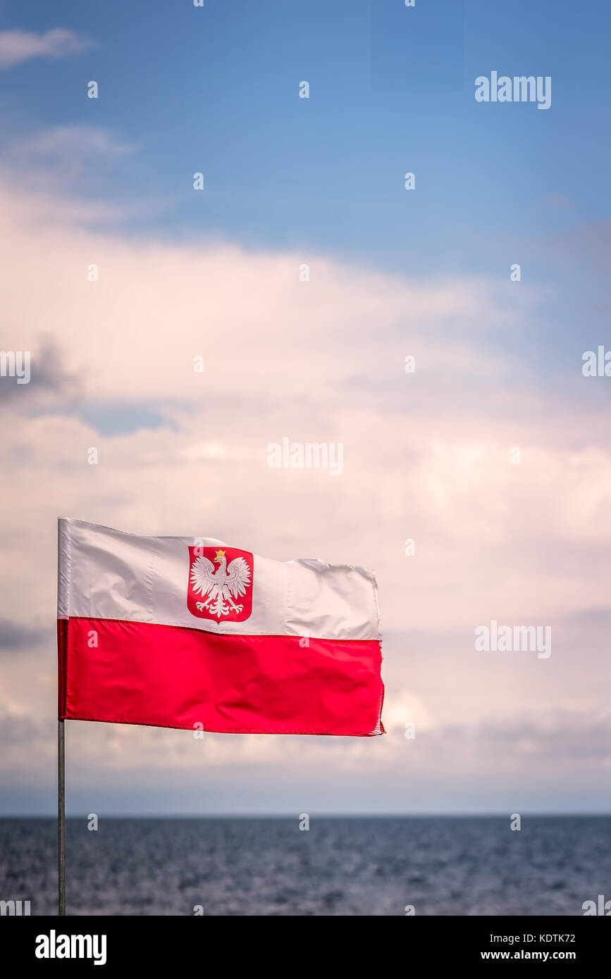 Polish flag eagle emblem hi-res stock photography and images - Alamy