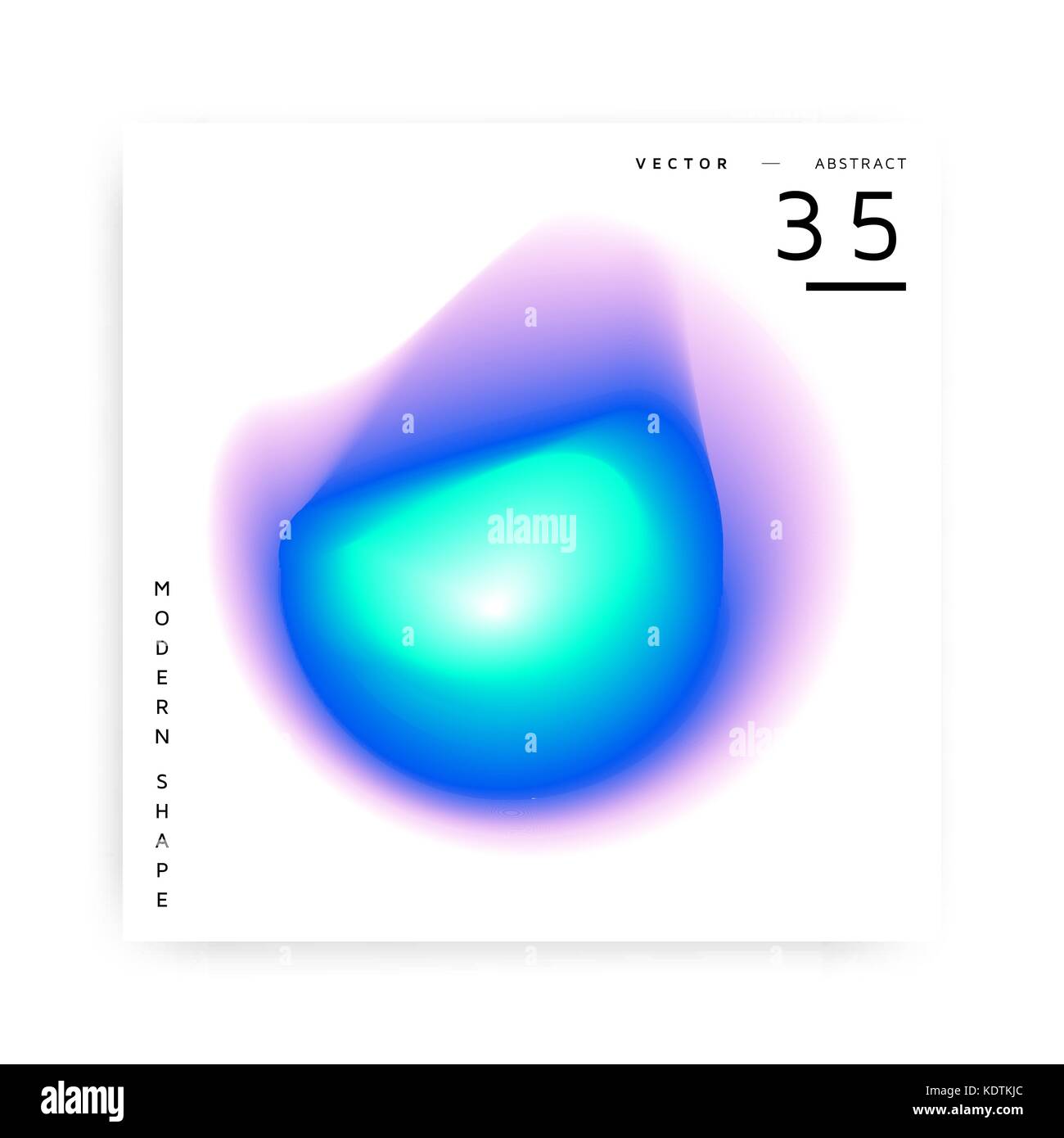 Colorful abstract vector modern shape Stock Vector Image & Art - Alamy