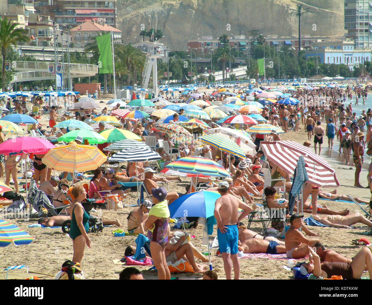 Postiguet Beach, Alicante, Alicante Province, Spain Stock Photo - Alamy
