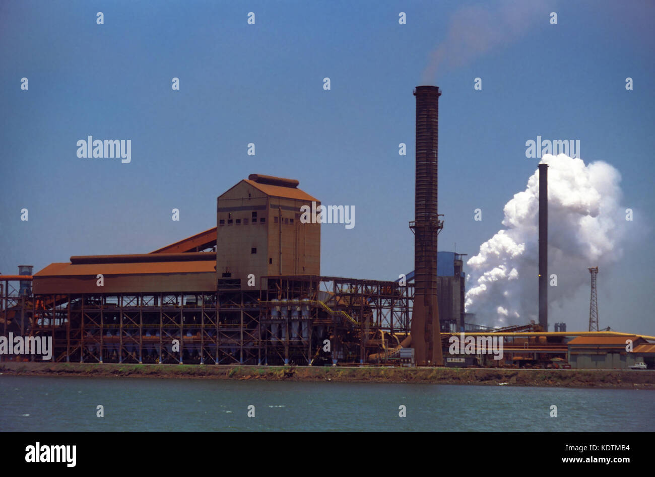 Archival image from 1993 of the now defunct and demolished BHP ...