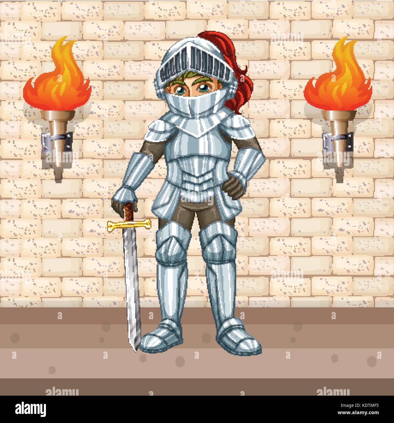 Protection silver fire suit Stock Vector Images - Alamy