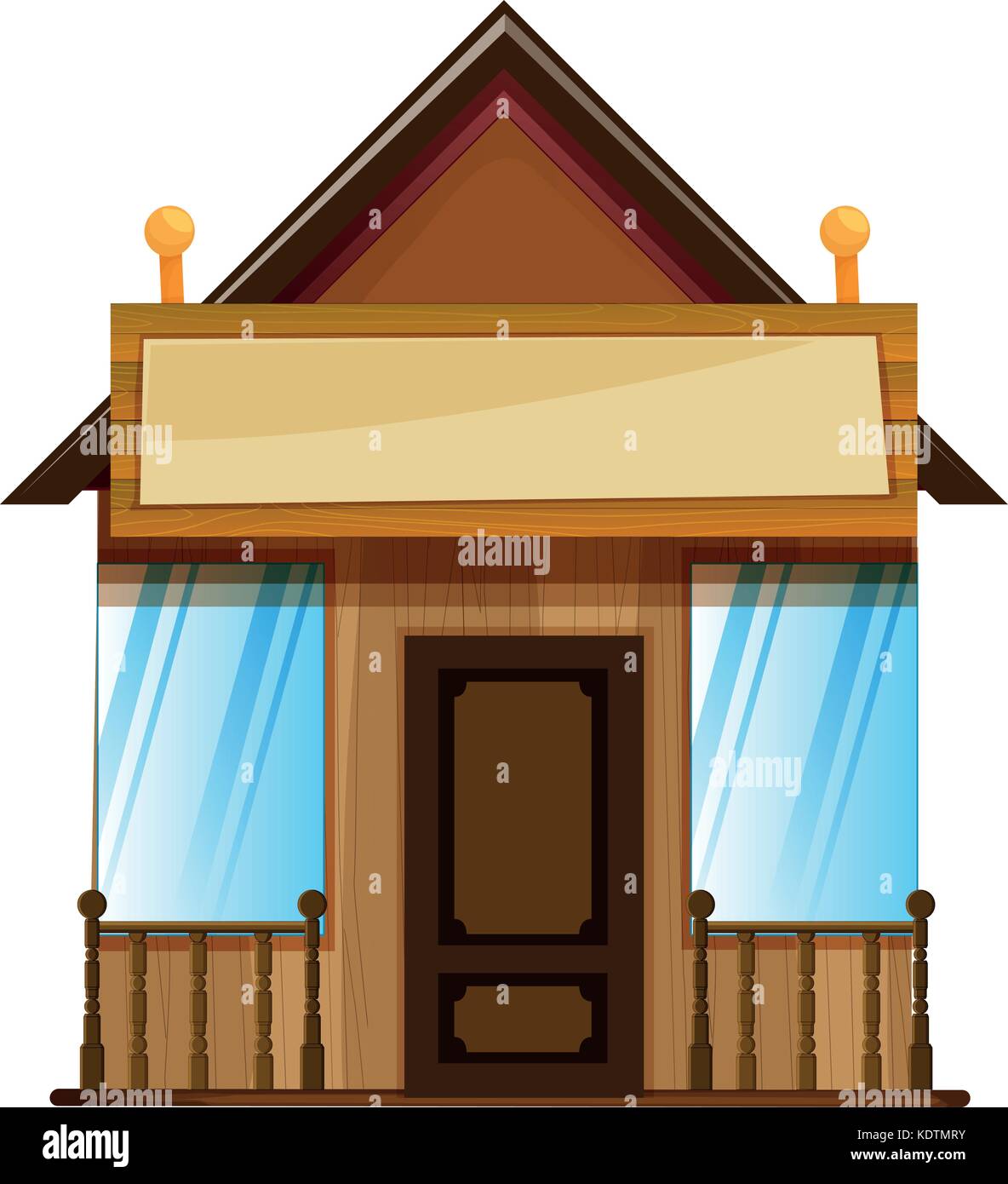 Cabin top Stock Vector Images - Alamy