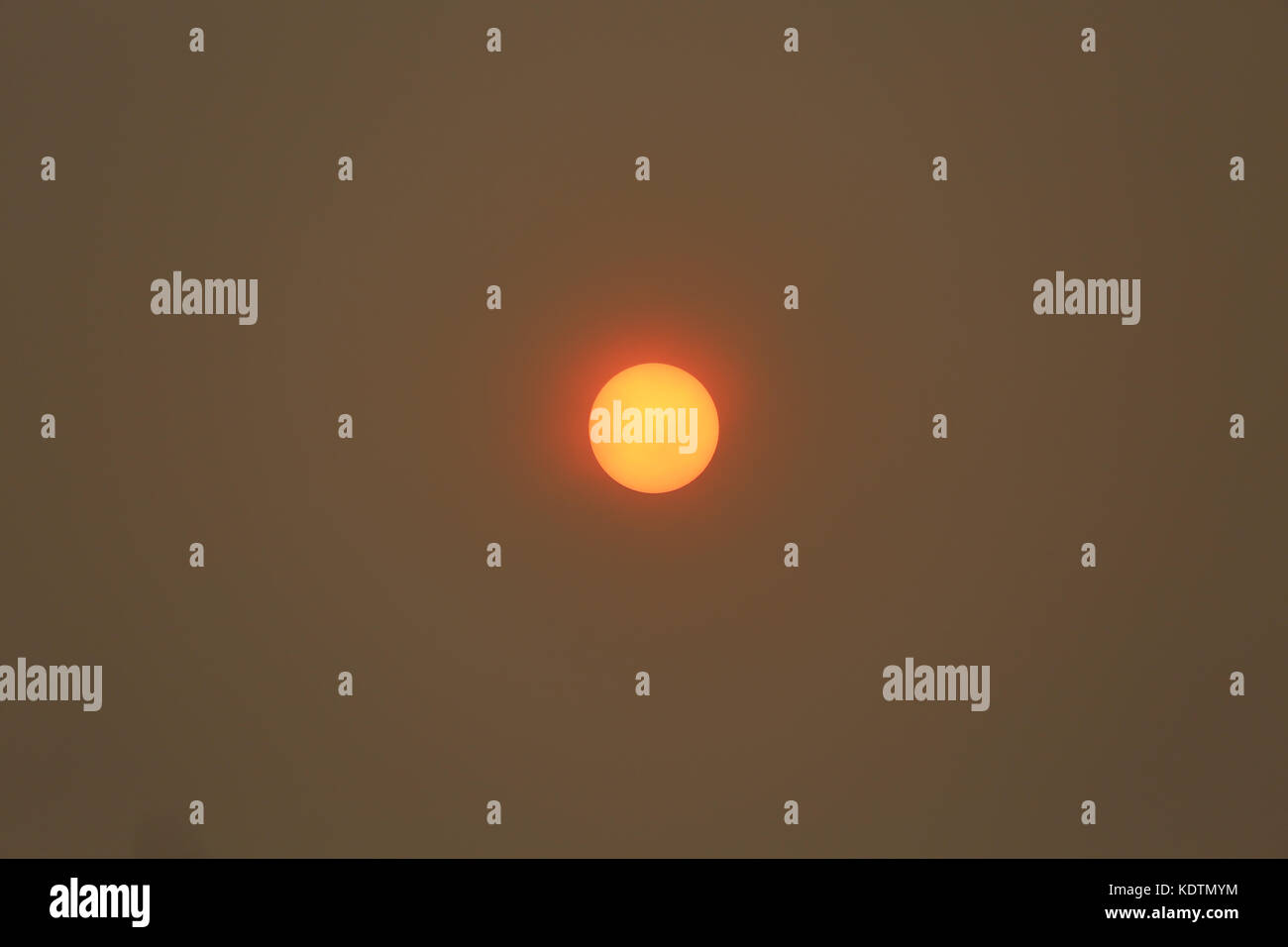 Red Sky Phenomenon, October 2017, Hurricane Ophelia Stock Photo - Alamy