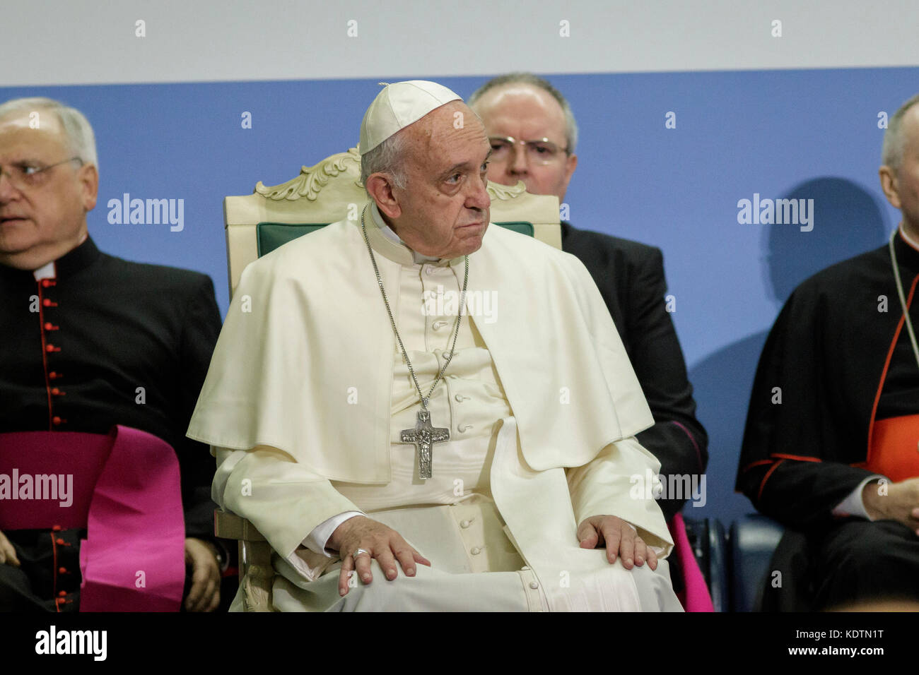 Rome, Italy. 16th Oct, 2017. Pope Francis attends the World Food Day at ...