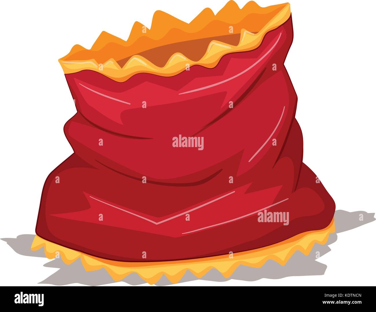 Red bag on the floor illustration Stock Vector Image & Art - Alamy