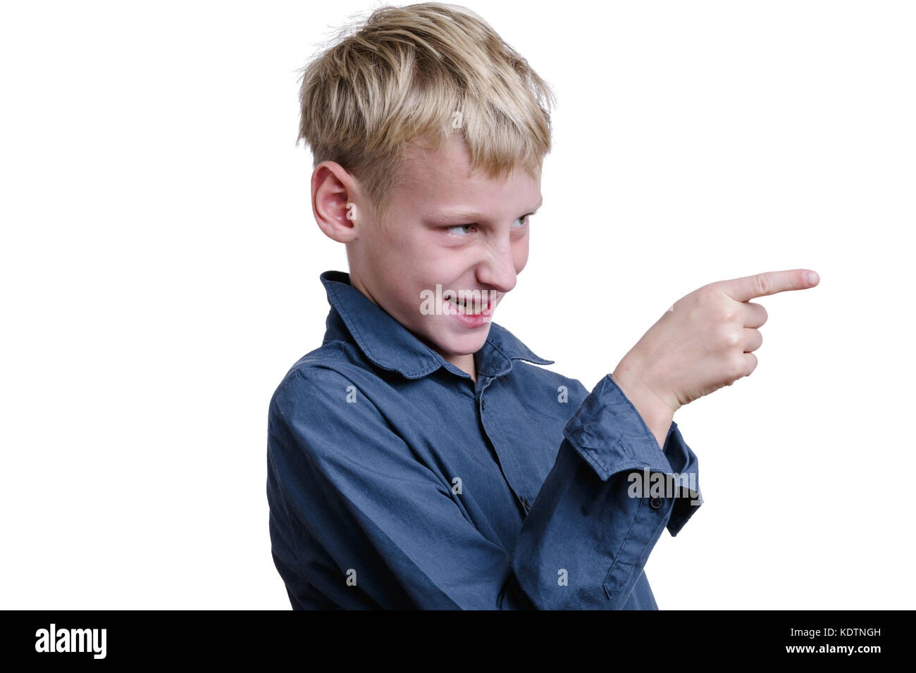 Boy Portrait Isolated 10 Years High Resolution Stock Photography and ...
