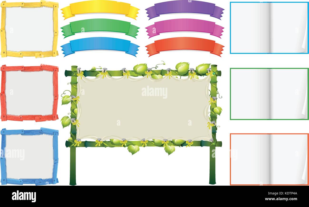 Banners templates Stock Vector Images - Alamy