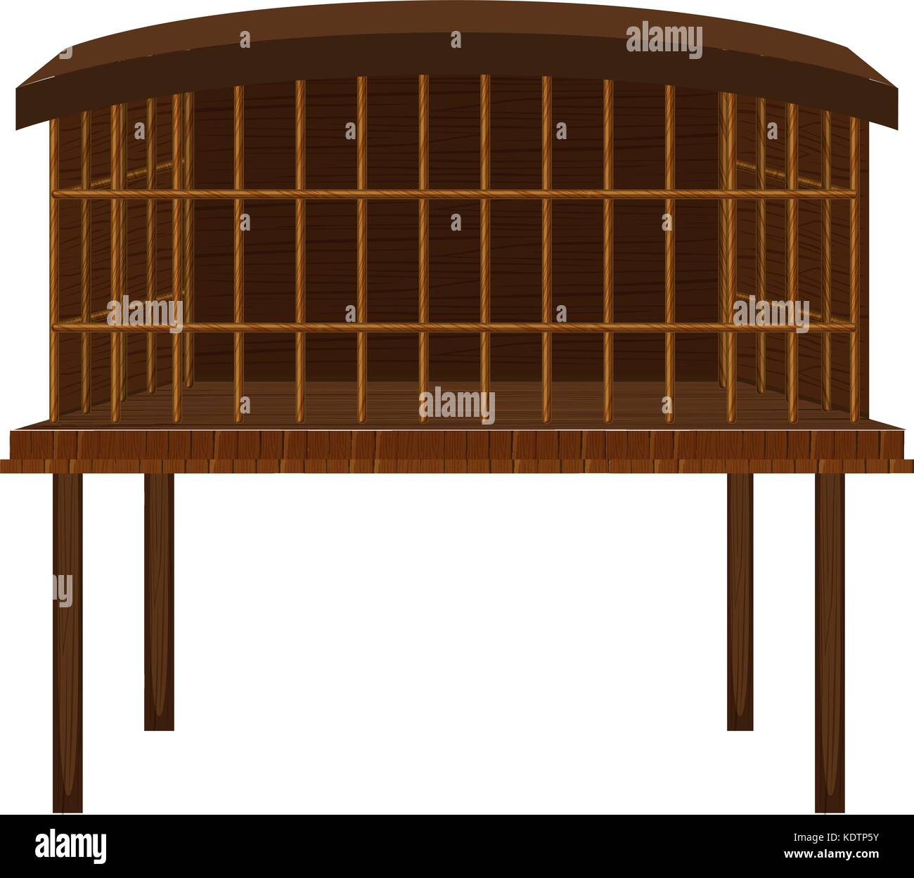 House made wood illustration Stock Vector Images - Alamy