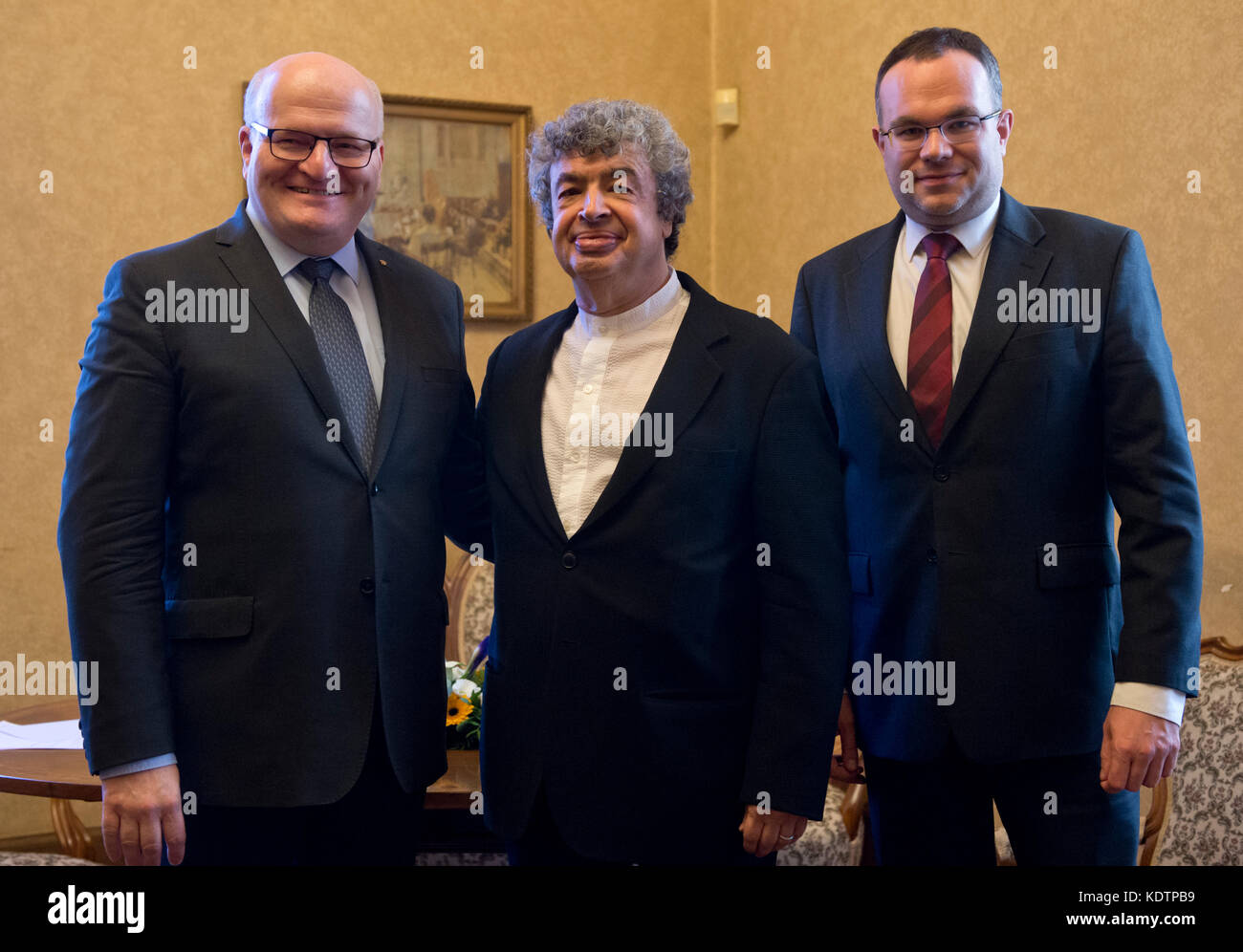 Semyon Bychkov, Daniel Herman, David Marecek Stock Photo - Alamy
