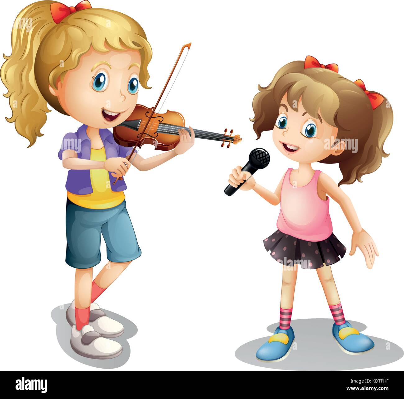 Playing Violin Clip Art