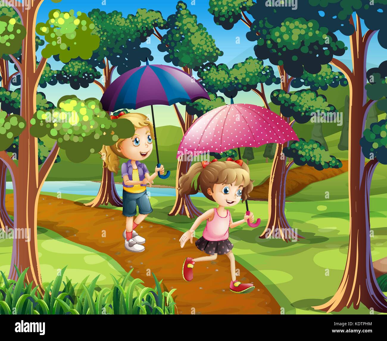 Weather girls Stock Vector Images - Alamy