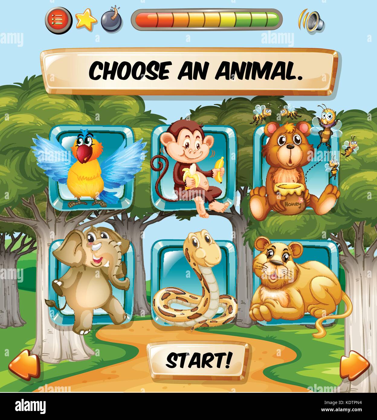 Play with snake Stock Vector Images - Alamy