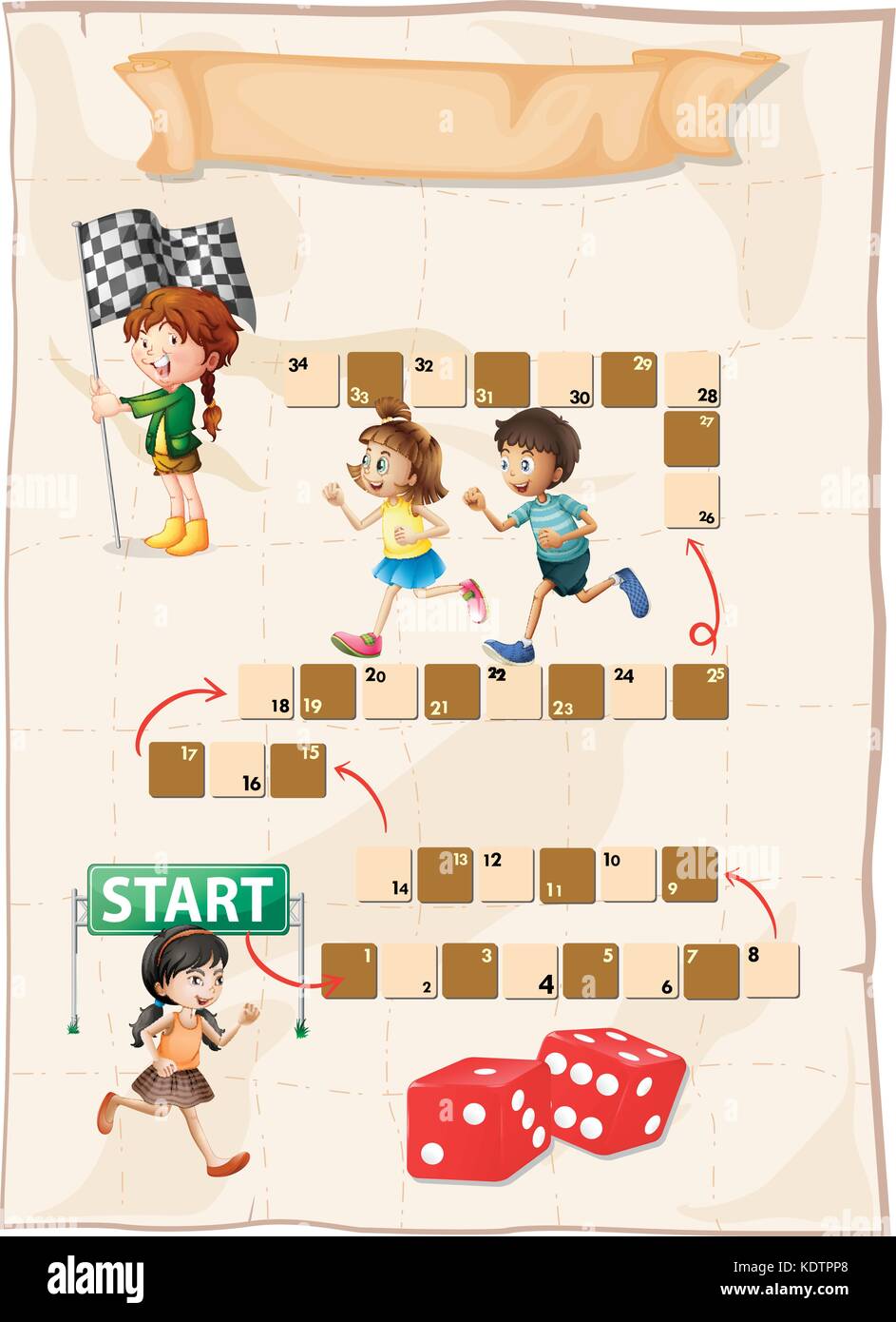 Girl race finish Stock Vector Images - Alamy