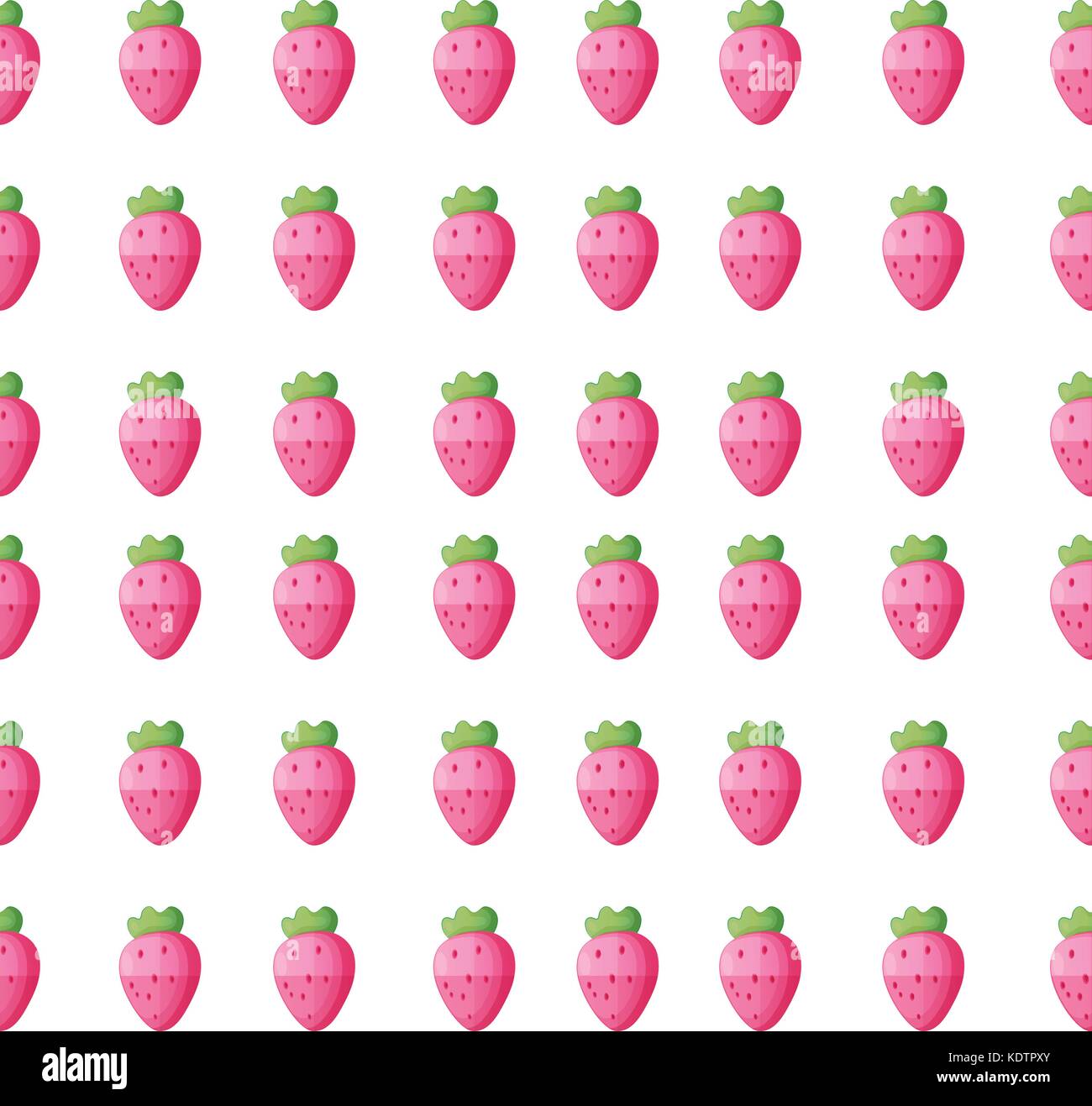 Seamless background with pink strawberries illustration Stock Vector ...