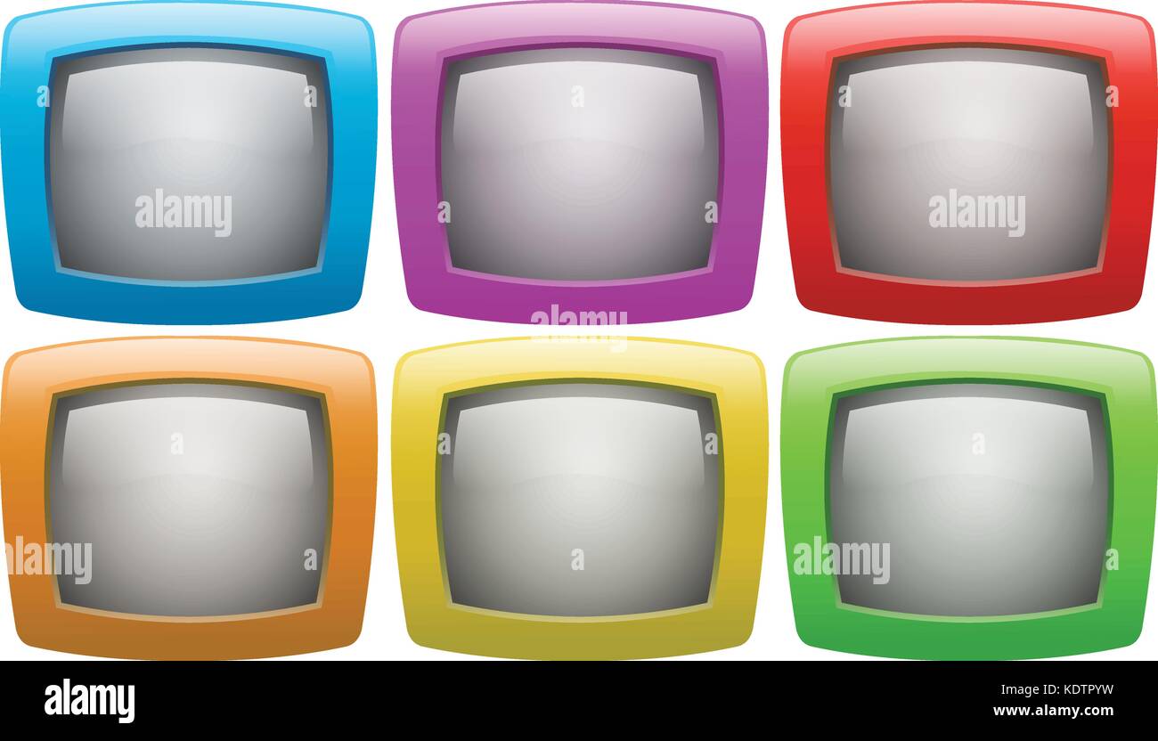 Six tv Stock Vector Images - Alamy