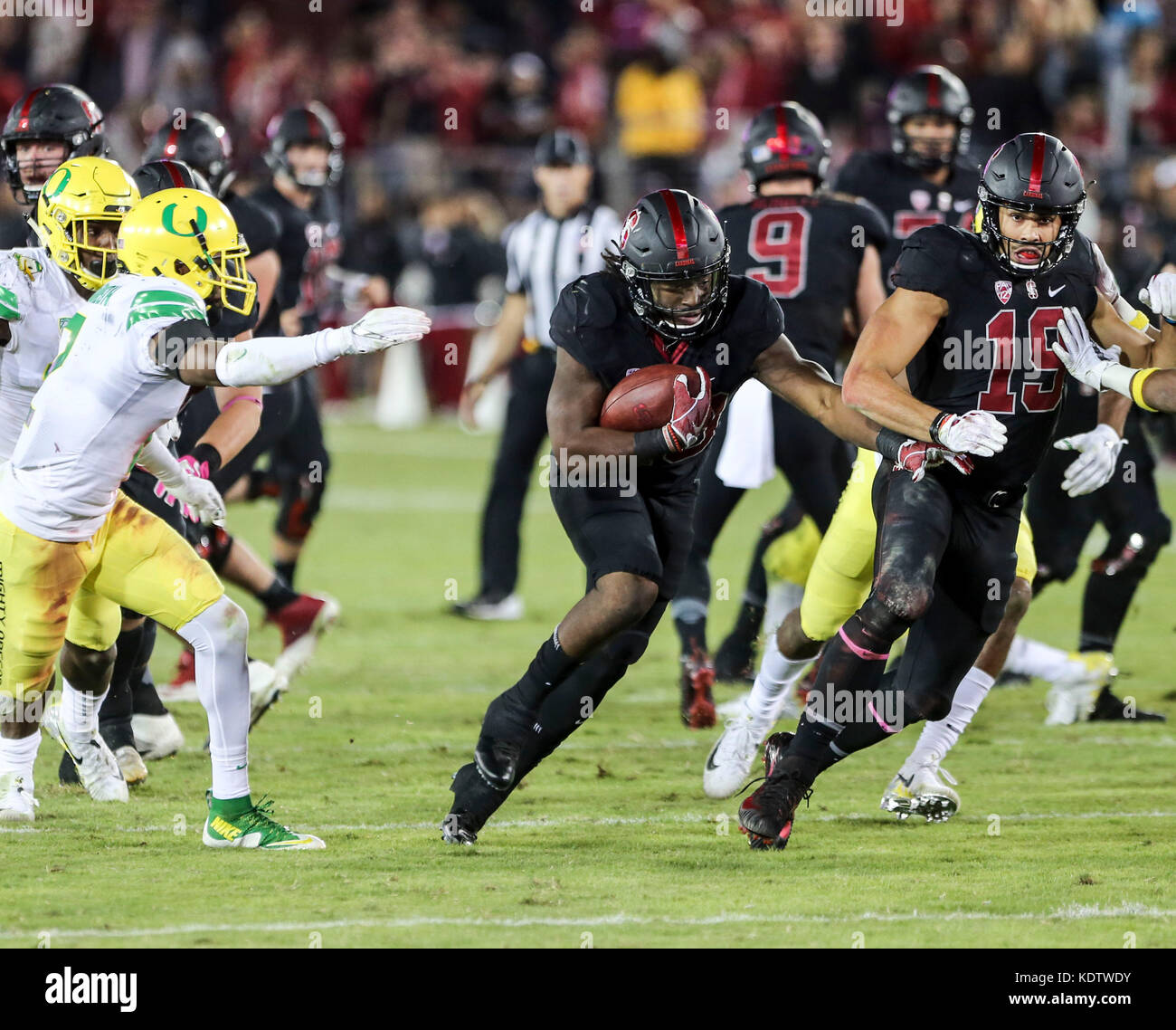 Stanford, United States. 14th Oct, 2017. Stanford Cardinal running back ...