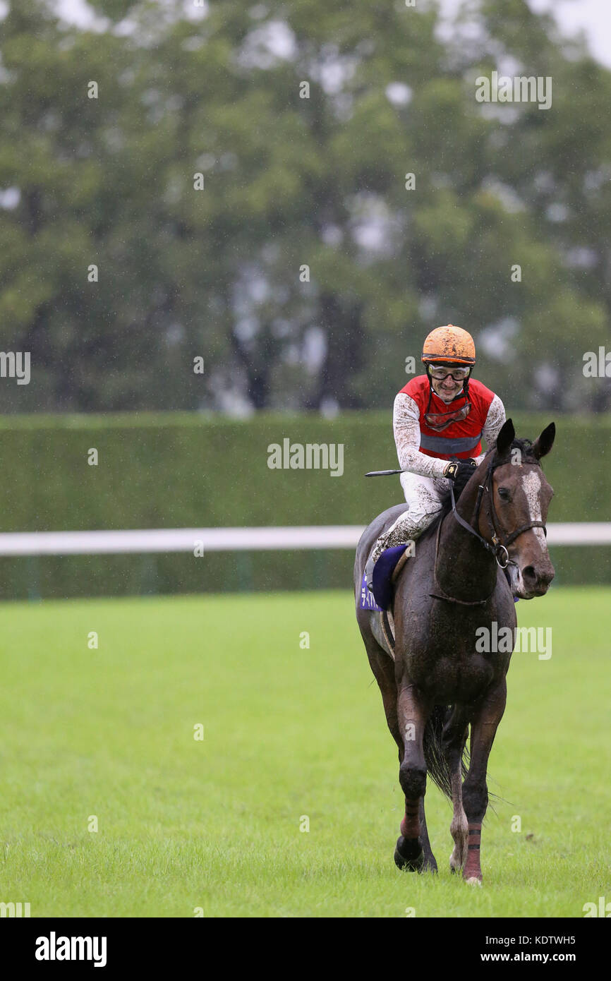 Kyoto, Japan. 15th Oct, 2017. Deirdre ( Christophe Lemaire) Horse ...