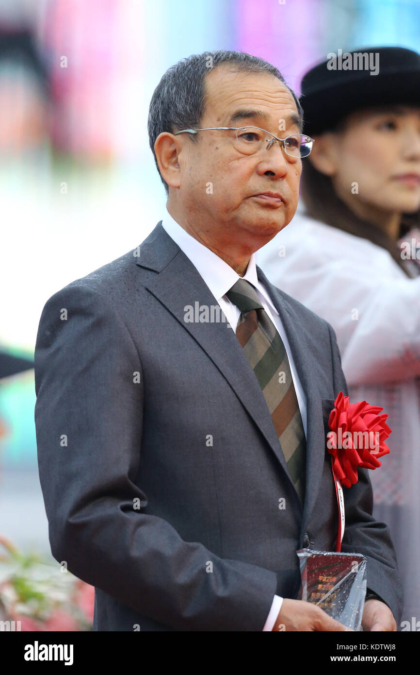 Kyoto, Japan. 15th Oct, 2017. Mitsuru Hashida Horse Racing : Trainer ...